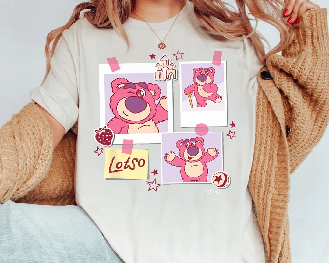 Disney Pixar Toy Story Cute Lotso Grid Photos Shirt, WDW Magic Kingdom ...