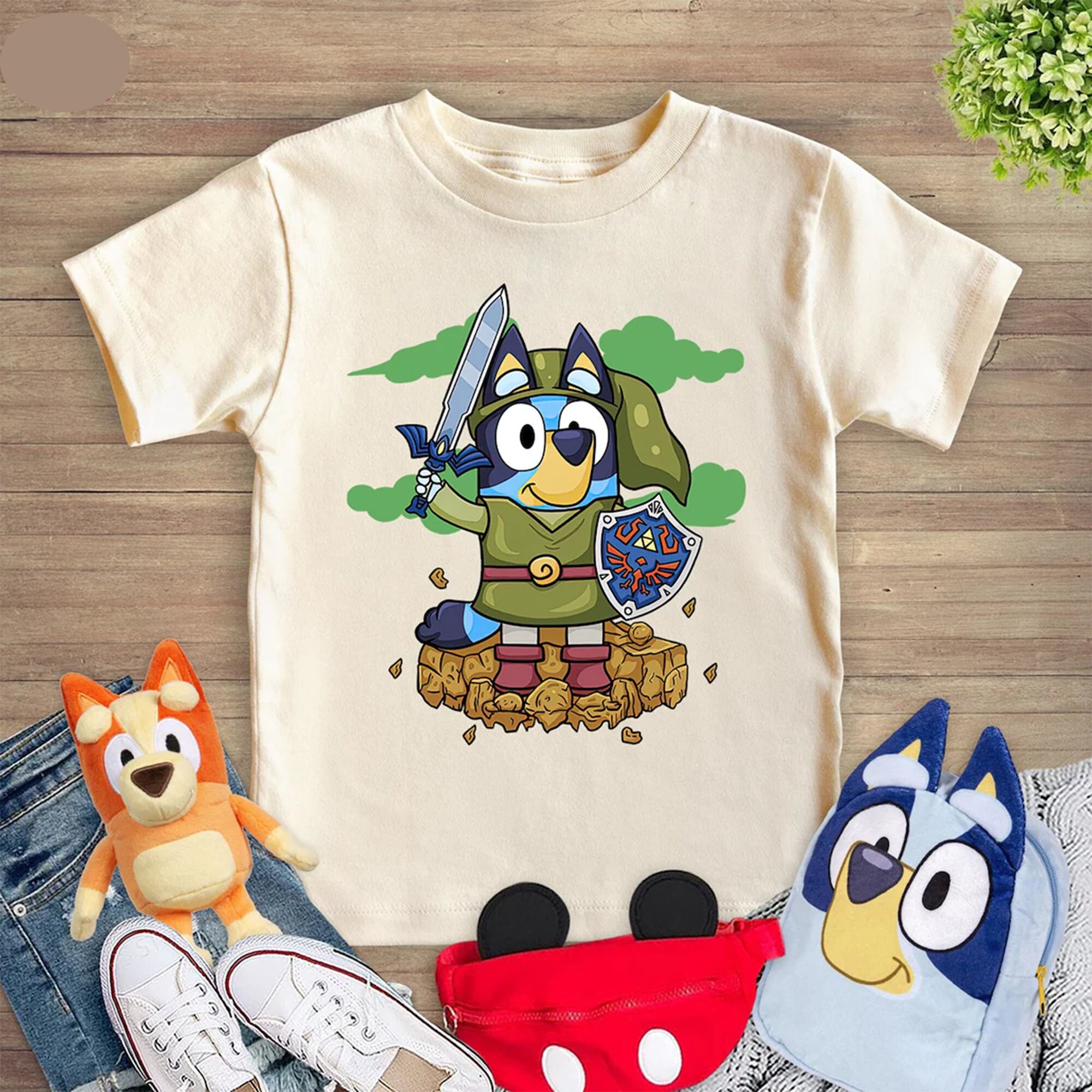 Bluey Legend of Zelda Shirt Bluey Mom Shirt Bluey and Bingo Family ...