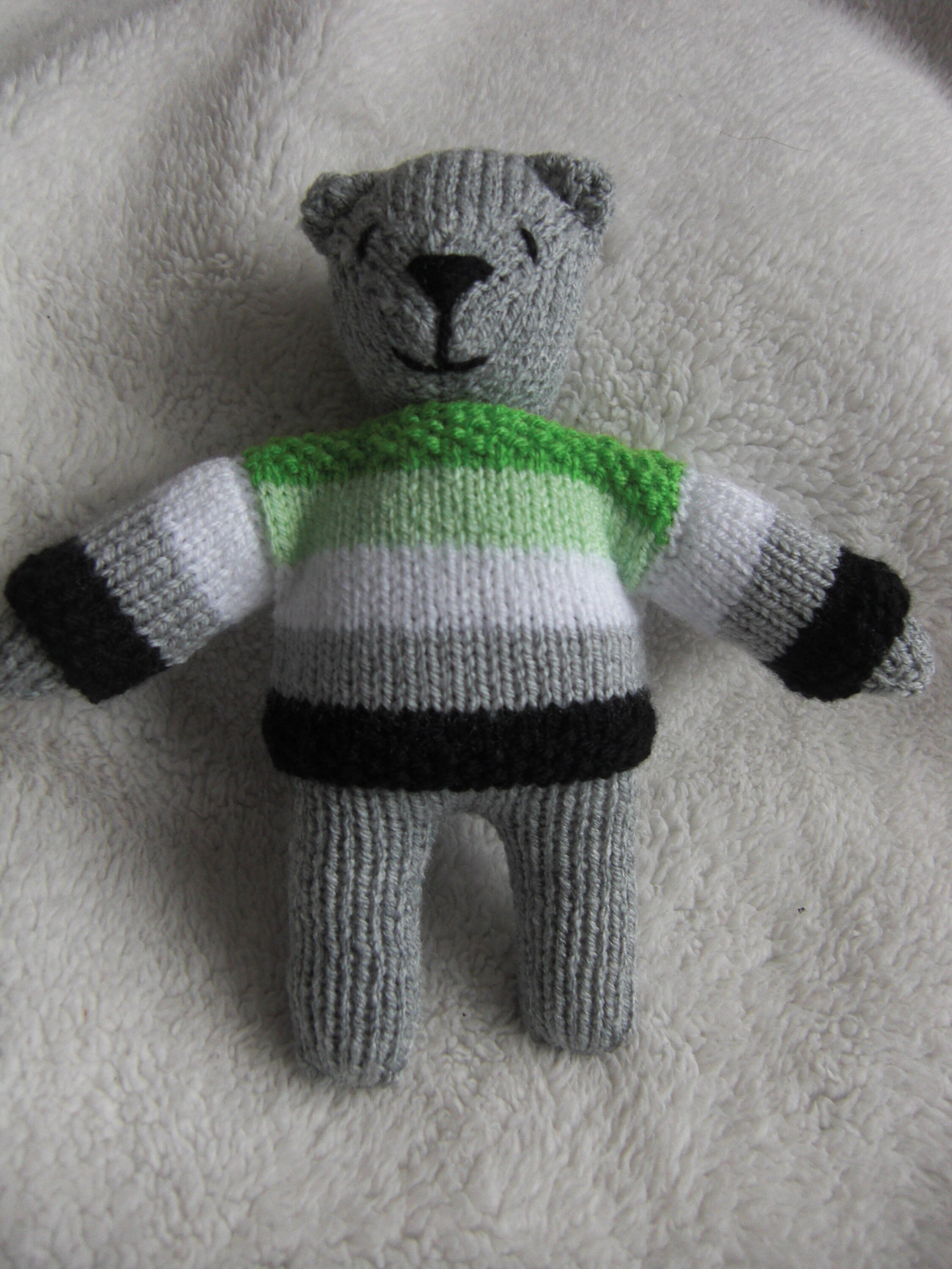 CHOOSE Your FLAG LGBT Hand-knitted Bear With | Etsy