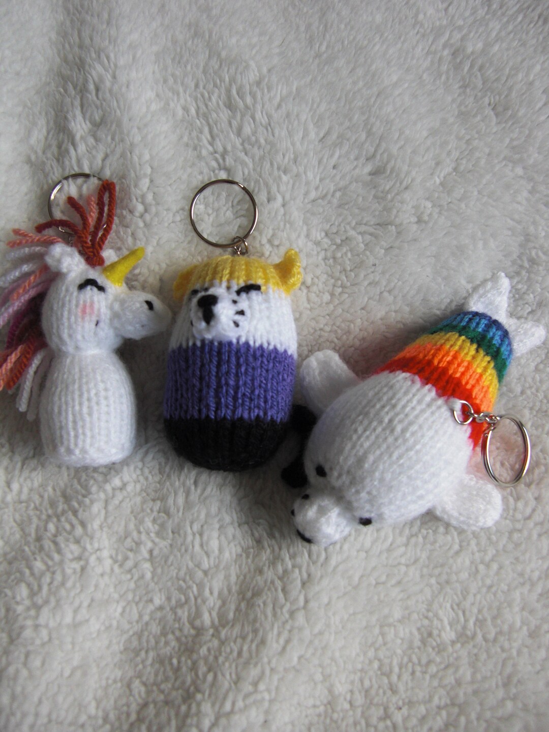 CHOOSE Your FLAG LGBT Hand-knitted Animal Key-chains gay,lesbian ...