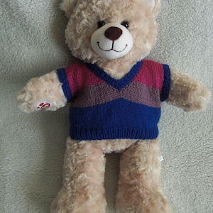 CHOOSE Your FLAG - LGBT+ Hand-knitted V Neck Vest for Stuffed Toys ...