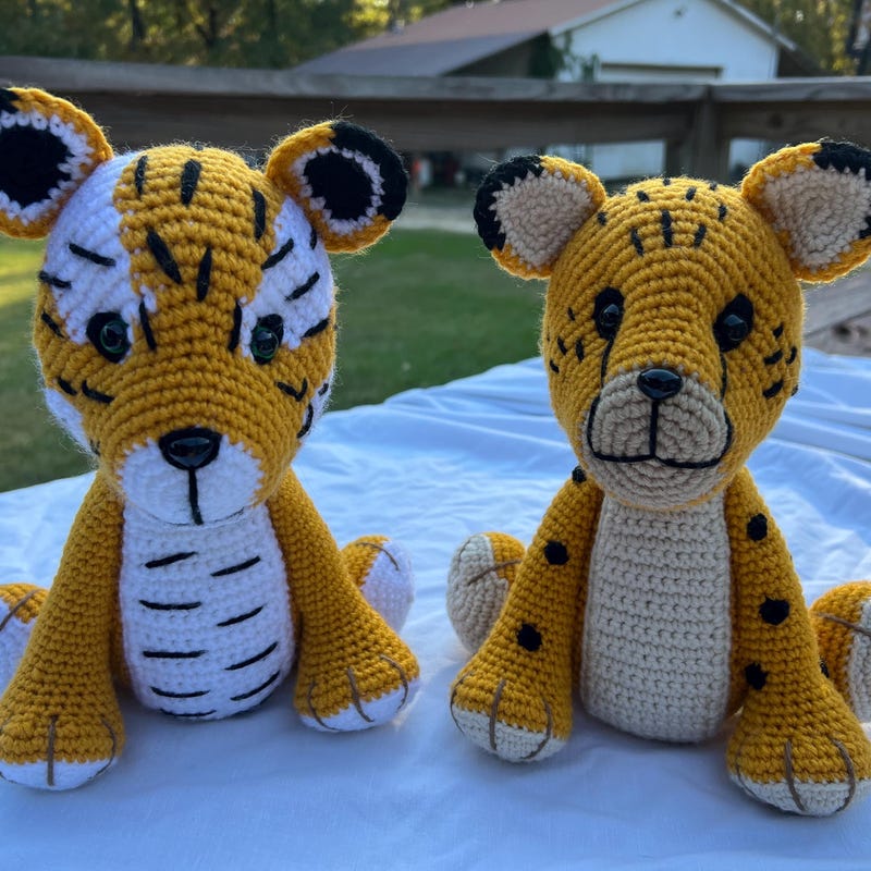 Crocheted Cheetah - Etsy