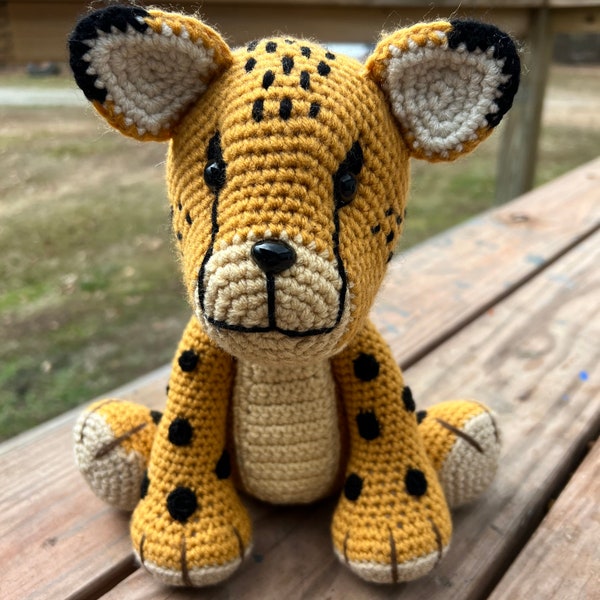 Crocheted Cheetah - Etsy