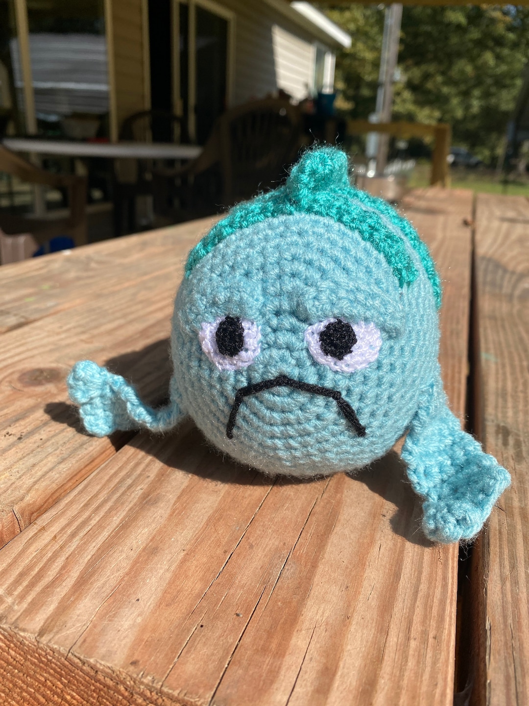 Grumpy Fish - Etsy