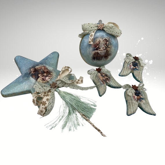 Nativity Tree Topper Nativity Ornament Religious Gifts for - Etsy