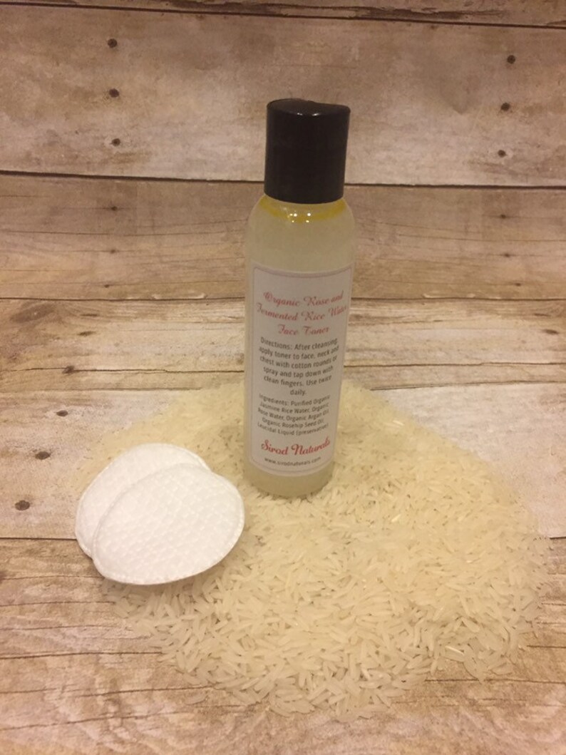 Organic Rose and Fermented Rice Water Face Toner 8oz | Etsy