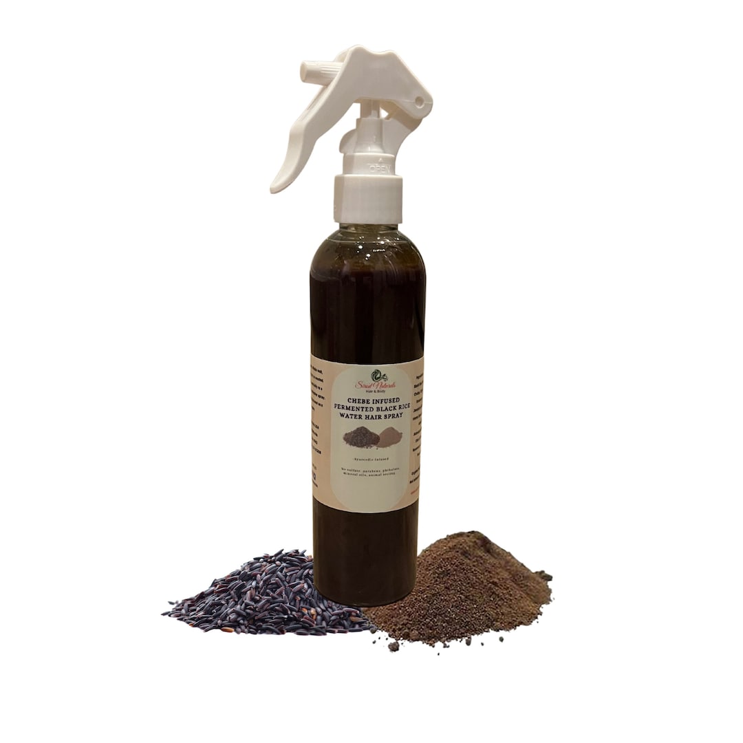 Organic Chebe Infused Fermented Black Rice Water Hair Spray - Etsy
