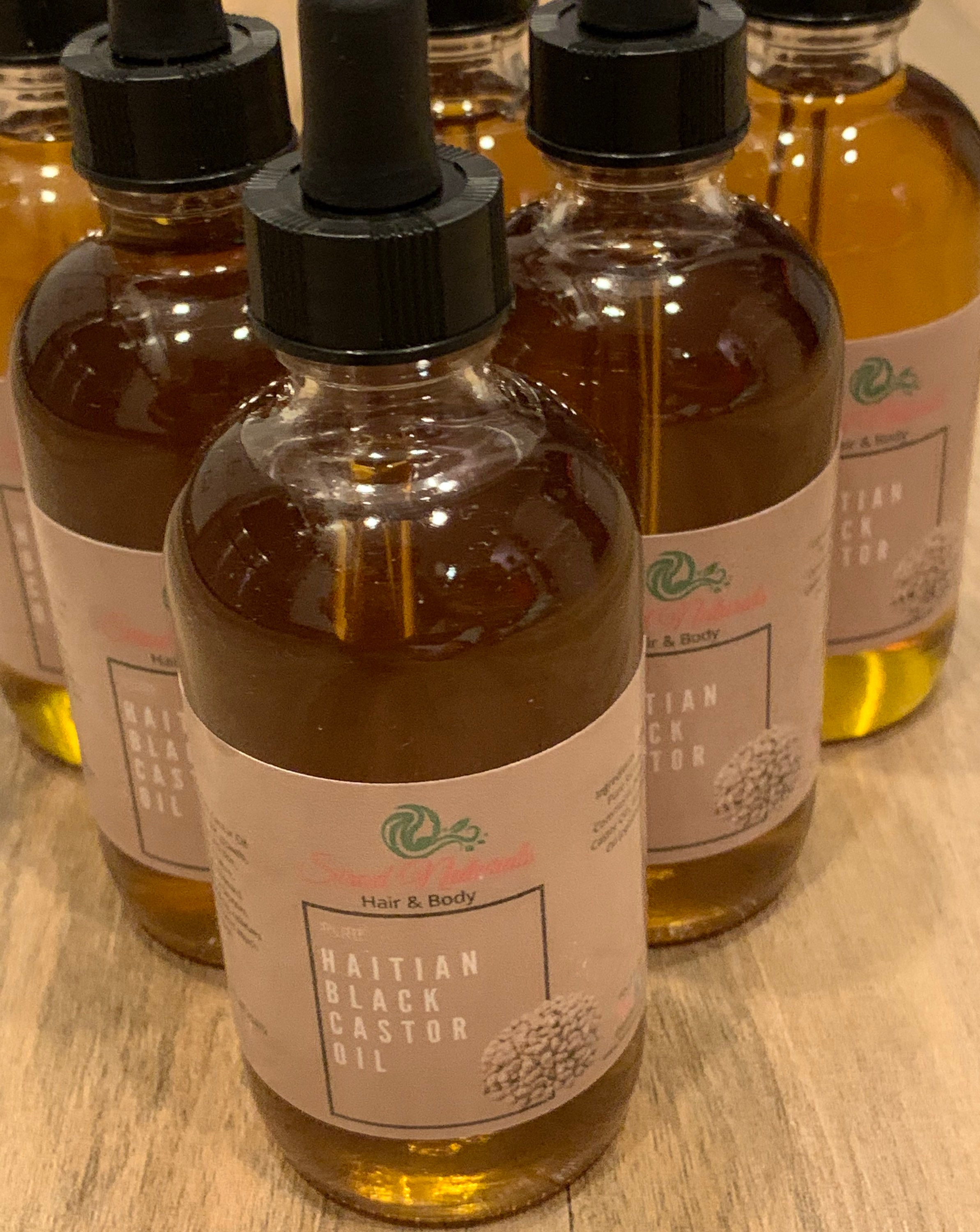 Pure Haitian Black Castor Oil: Hair & Skin Moisturizer - Etsy