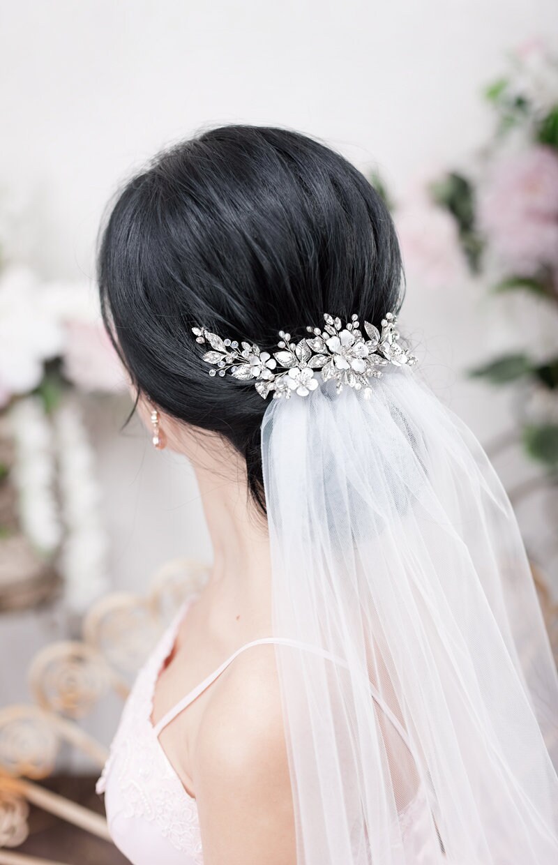 Wedding Hair Accessories Bridal Hair Piece Wedding Headband Bridal Back ...