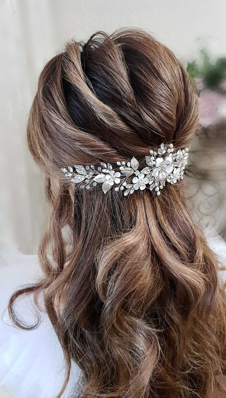 Wedding Hair Accessories Bridal Hair Piece Wedding Headband Bridal Back ...