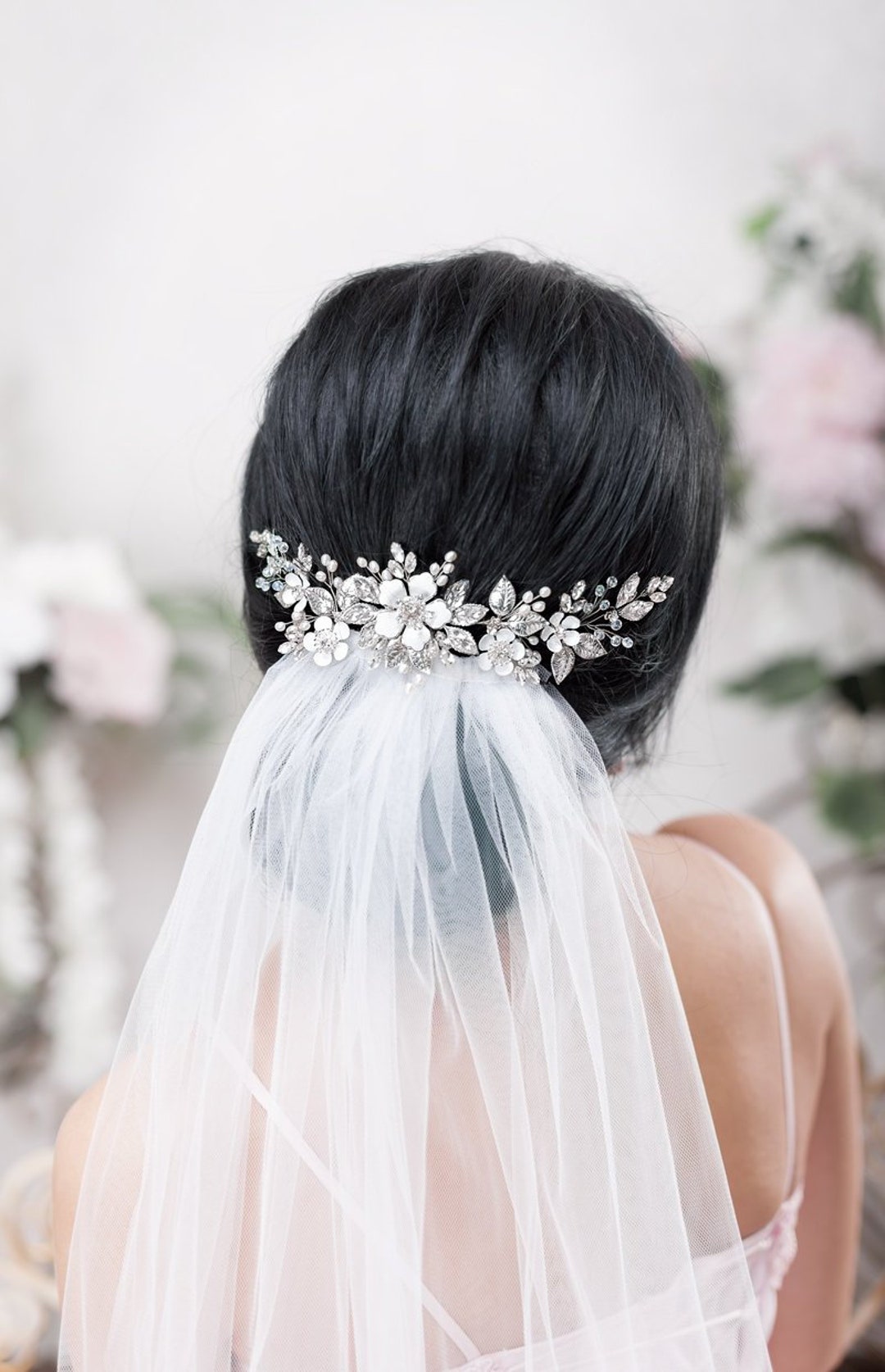 Wedding Hair Accessories Bridal Hair Piece Wedding Headband Bridal Back ...