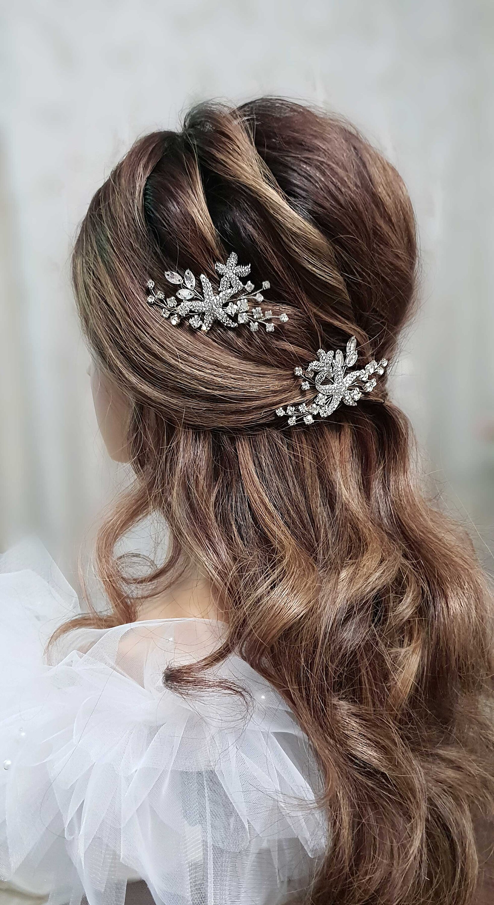 Starfish Headpiece Beach Wedding Hair Accessories Starfish Hairpins ...