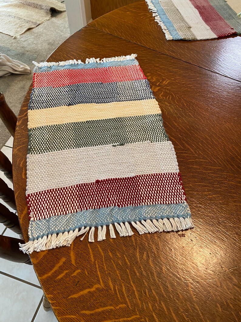 Rag Placemats - Etsy