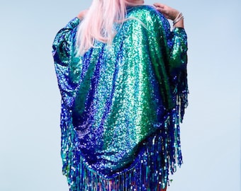 Sequin Beach Cover Up - Etsy