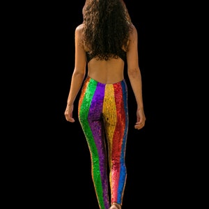 Pink Sequin Sparkly Disco Pants for Women and Men. Personalised Pink ...