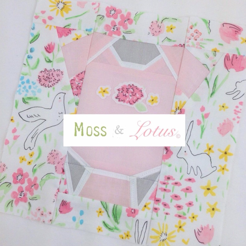 Baby Onesie Quilt Block {no. 1} | FPP Foundational Paper Piece Quilt ...