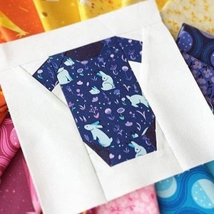 Baby Onesie Quilt Block {no. 1} | FPP Foundational Paper Piece Quilt ...