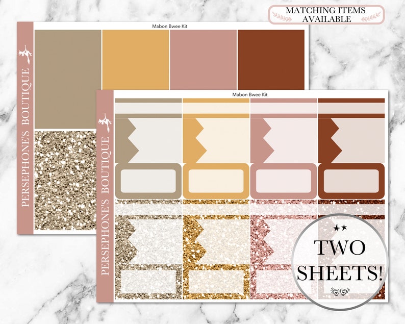 Mabon Color Colour Stickers for Planners | Journals | Memory | Planning ...