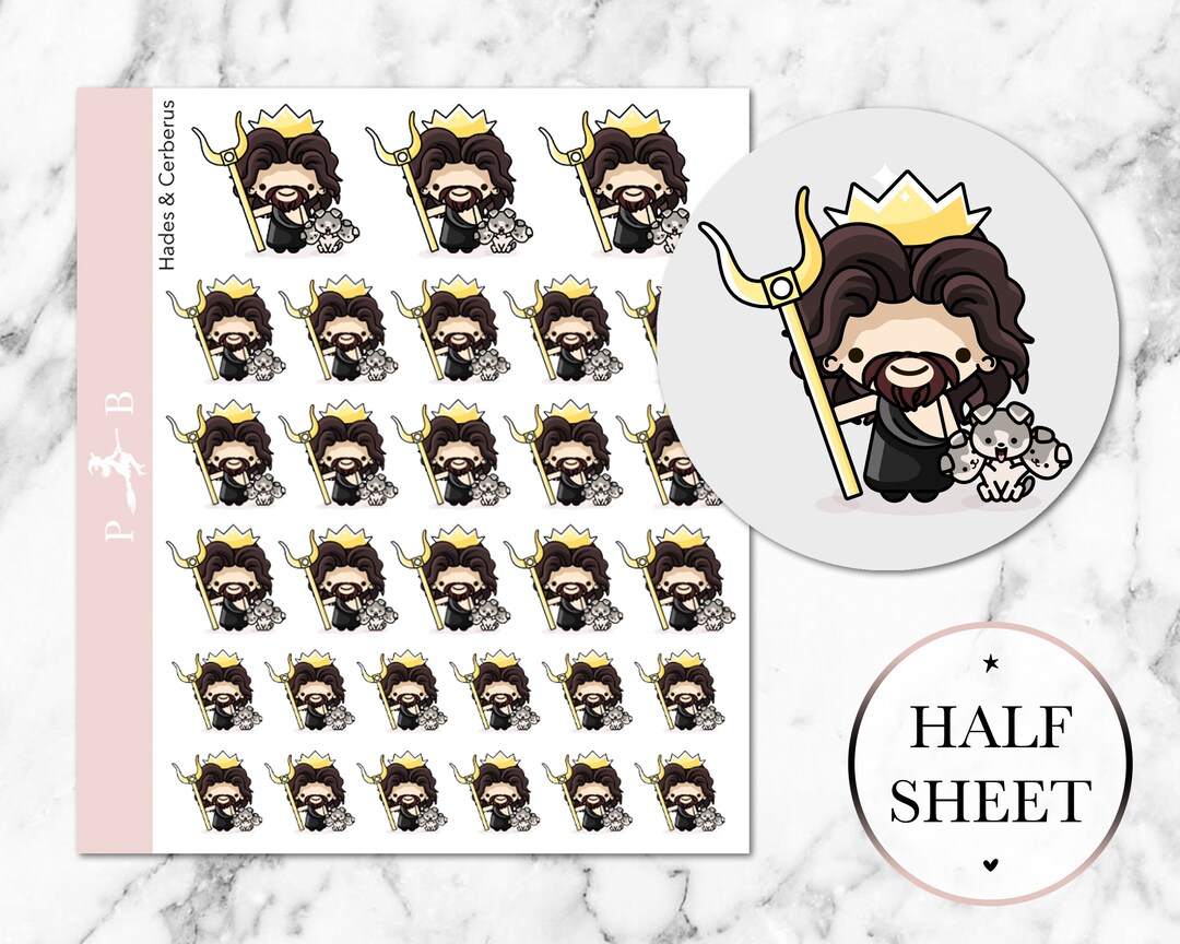 Hades Greek God Stickers | Planners | Book of Shadows | Journals ...