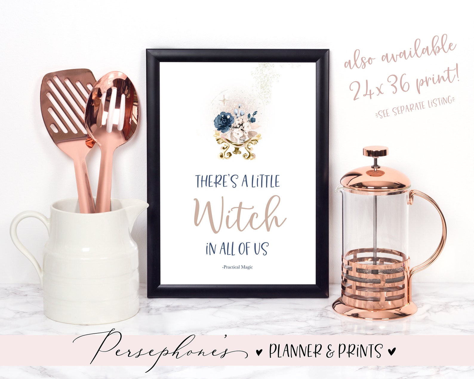 DIGITAL - There's A Little Witch in All of Us, Practical Magic Wall Art ...