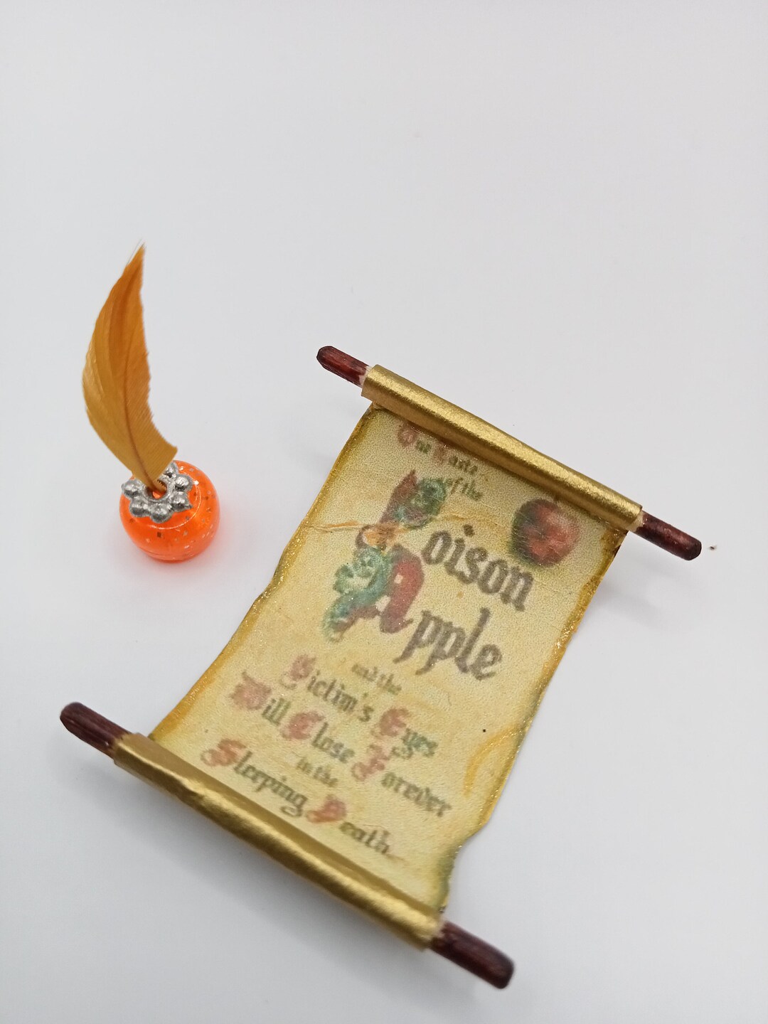 Miniature 1 12 Scale Scroll and Quill Pot - Etsy
