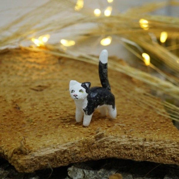 Clay Cat - Etsy