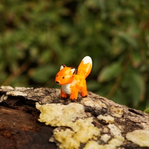 Miniature Red Fox, Miniature Fox, Miniature Animal, Fairy Garden ...