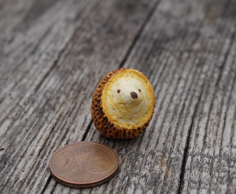 Miniature Hedgehog Micro Hedgehog Clay Hedgehog Fairy - Etsy