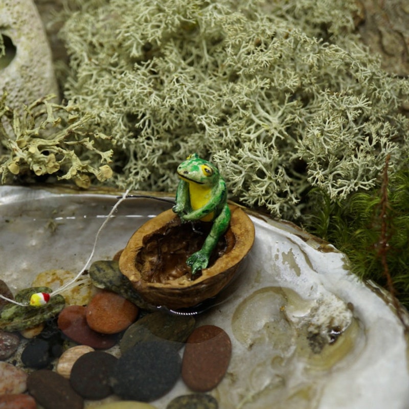 Miniature Frog - Etsy