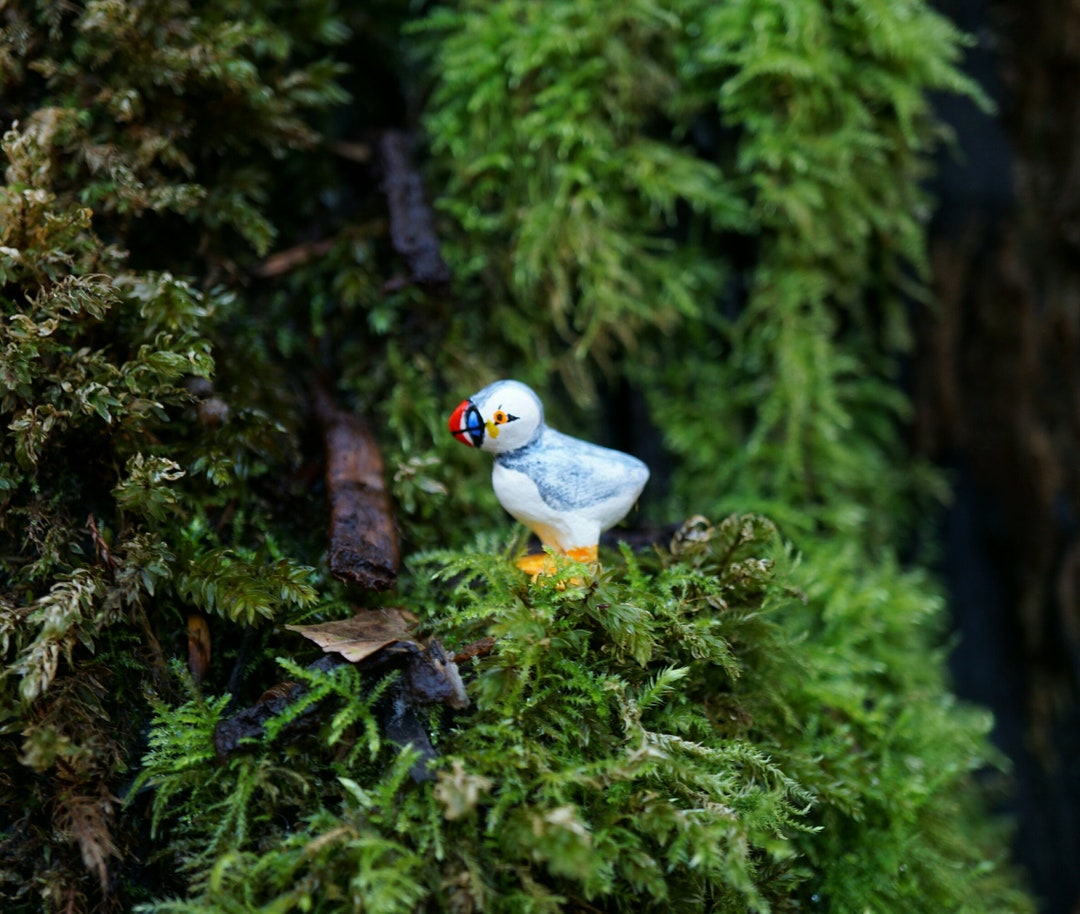 Miniature Puffin, Tiny Puffin, Clay Puffin, Handmade Puffin, Puffin ...