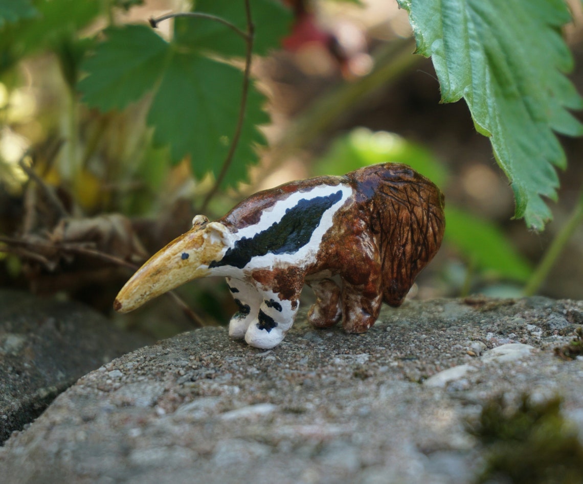 Miniature Giant Ant Eater Clay Giant Ant Eater Tiny Little - Etsy