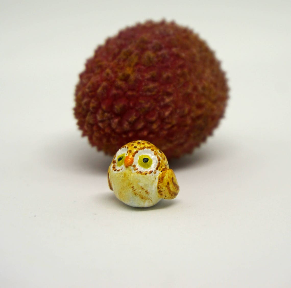 Micro Owl Miniature Owl Miniature Owl Figurine Clay Owl - Etsy