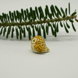 Micro Owl, Miniature Owl, Miniature Owl Figurine, Clay Owl, Owl ...