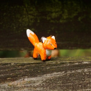 Miniature Red Fox, Miniature Fox, Miniature Animal, Fairy Garden ...