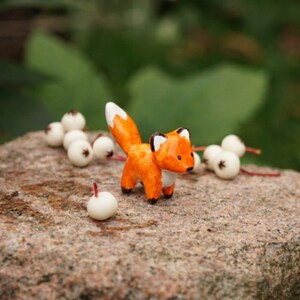 Miniature Red Fox, Miniature Fox, Miniature Animal, Fairy Garden ...