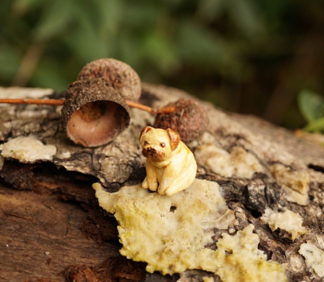 Miniature Pug, Pug Figurine, Tiny Pug - Etsy