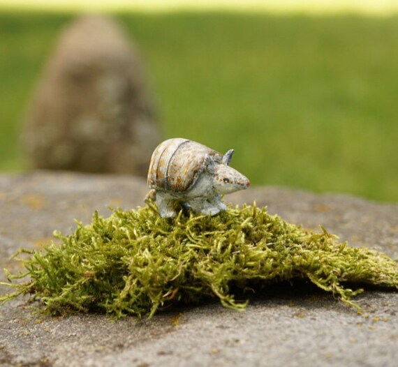 Miniature Handmade Clay Armadillo Miniature Armadillo - Etsy