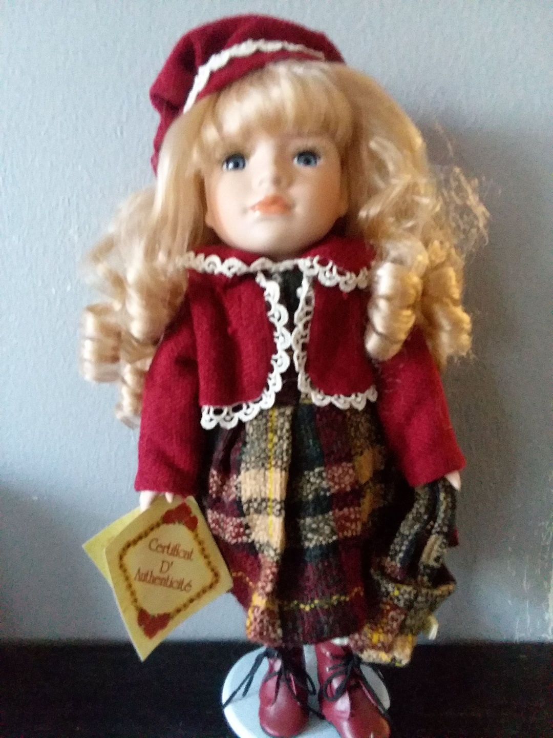 Collector's Choice Porcelain Doll 12 Dan Dee, Doll Collector, Festive ...