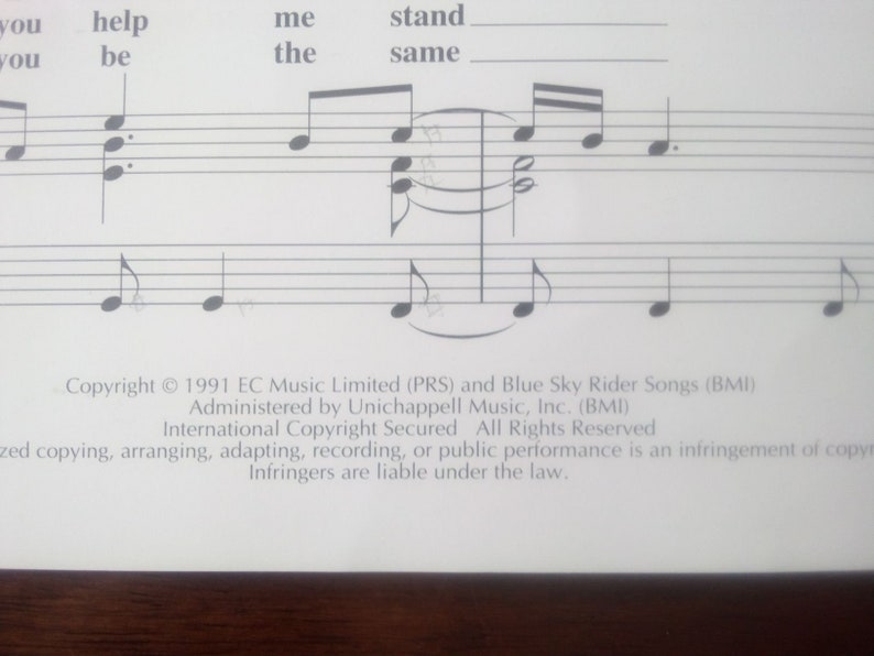 Eric Clapton Tears in Heaven Sheet Music, Piano, Vocal, Guitar, Sheet ...