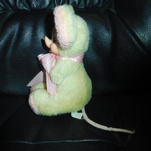 Free Shipping Vintage Antique RUSHTON 8 Rubber Face MUSICAL Happy Bear ...