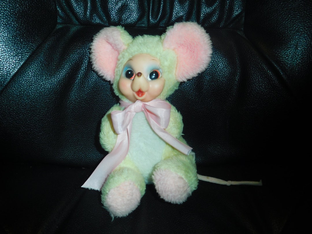 Free Shipping! Vintage Antique RUSHTON 8" Rubber Face MUSICAL Happy ...