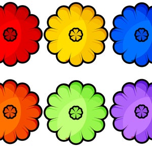 Flower Pot Color Sorting Toddler Preschool Young Child Printable Color ...