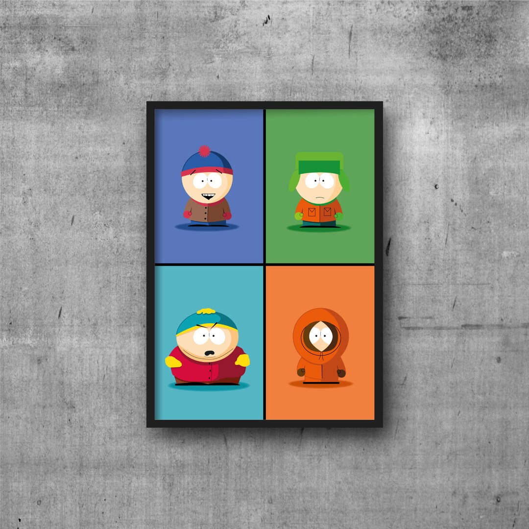 South Park Stan Kyle Eric Kenny Poster - Etsy