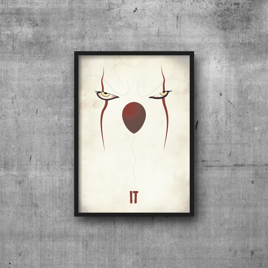 It Pennywise Stephen King Illustration Design Poster - Etsy