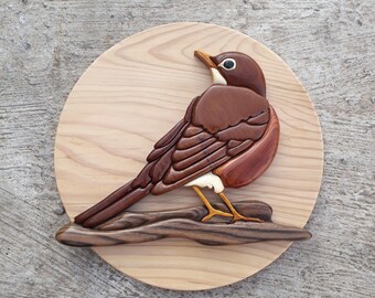 Wooden intarsia | Etsy