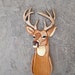 Point Buck Intarsia , Intarsia Wooden Art, Poplar, Wall Decor, Home ...