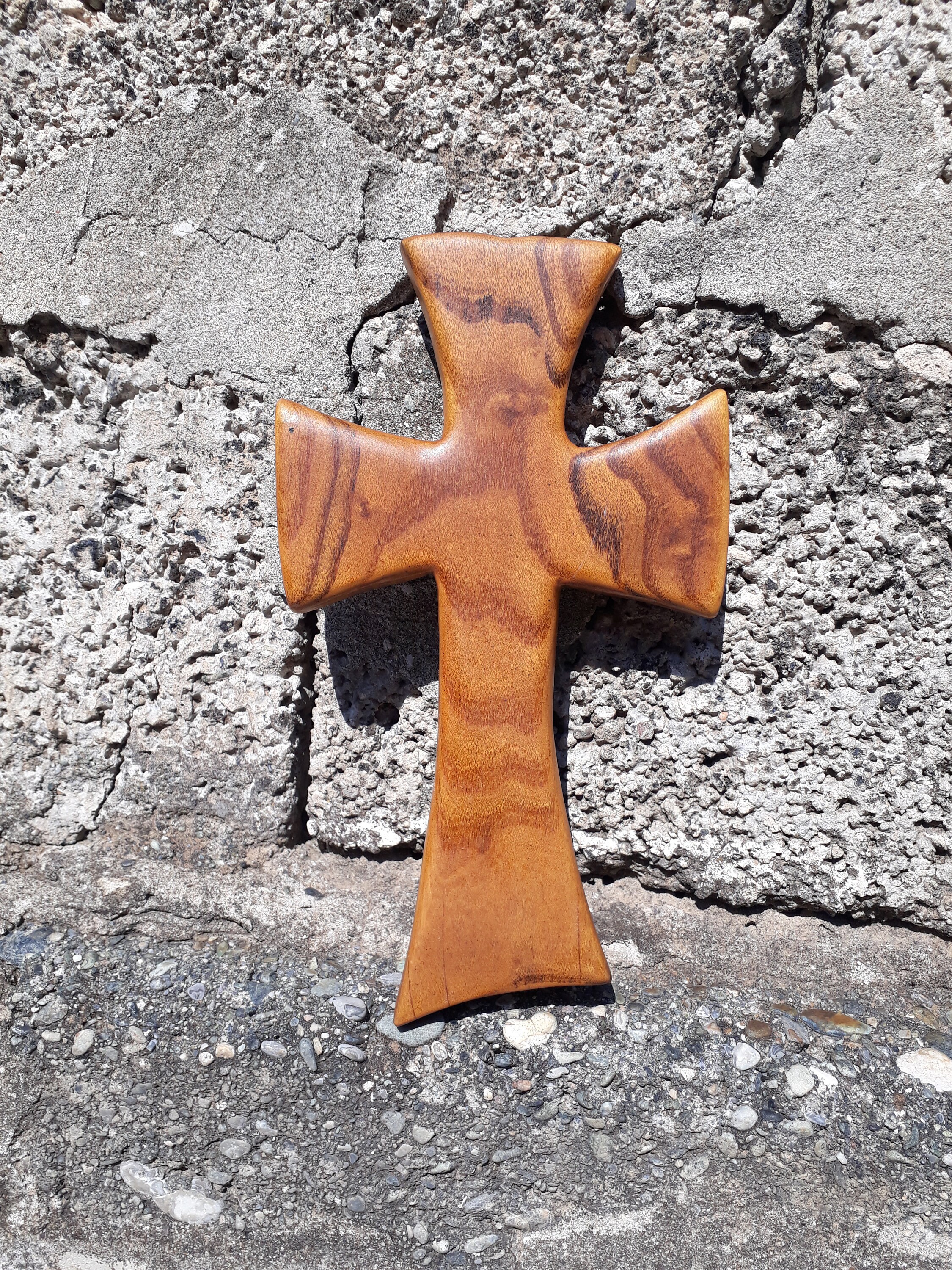 Hand Cut Mulberry Wood Cross, Home Wall Decor (13x7 Inches) - Etsy