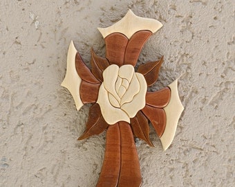 Intarsia Cross - Etsy