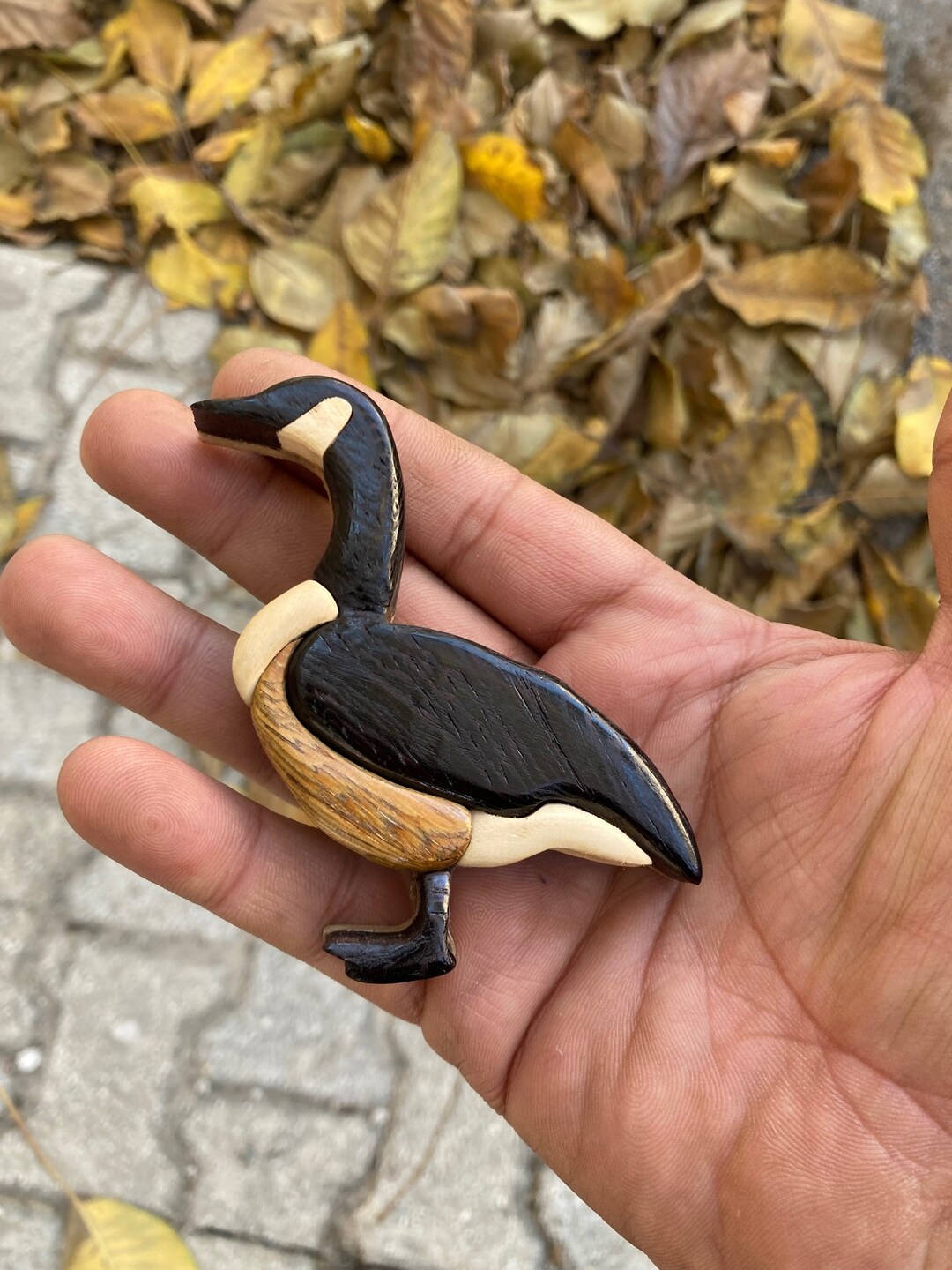 CANADA GOOSE , Magnet, Intarsia, Intarsia Wooden Art, Wild Life, Home ...