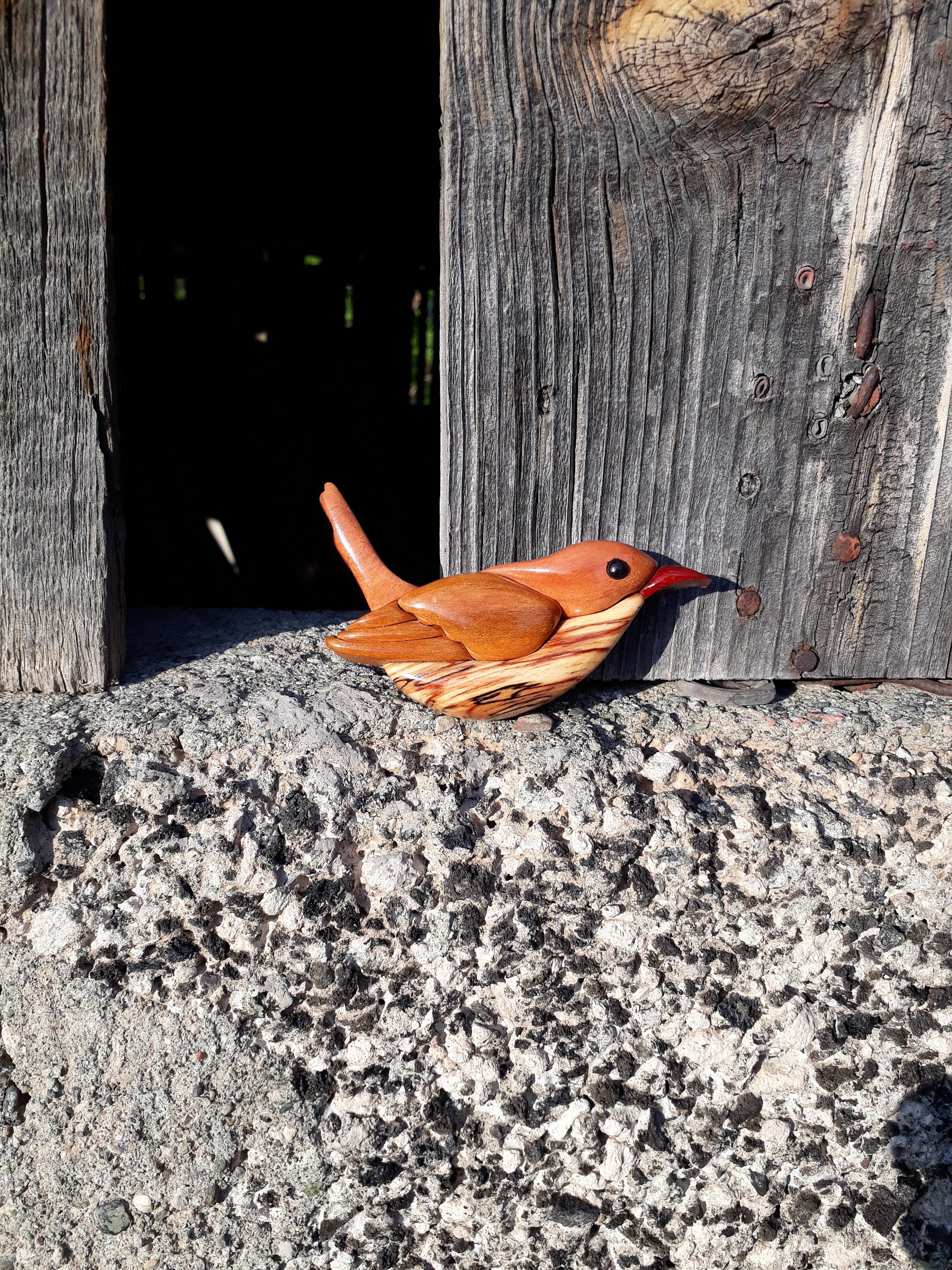 BIRD INTARSIA Magnet Intarsia Intarsia Wooden Art Wild | Etsy